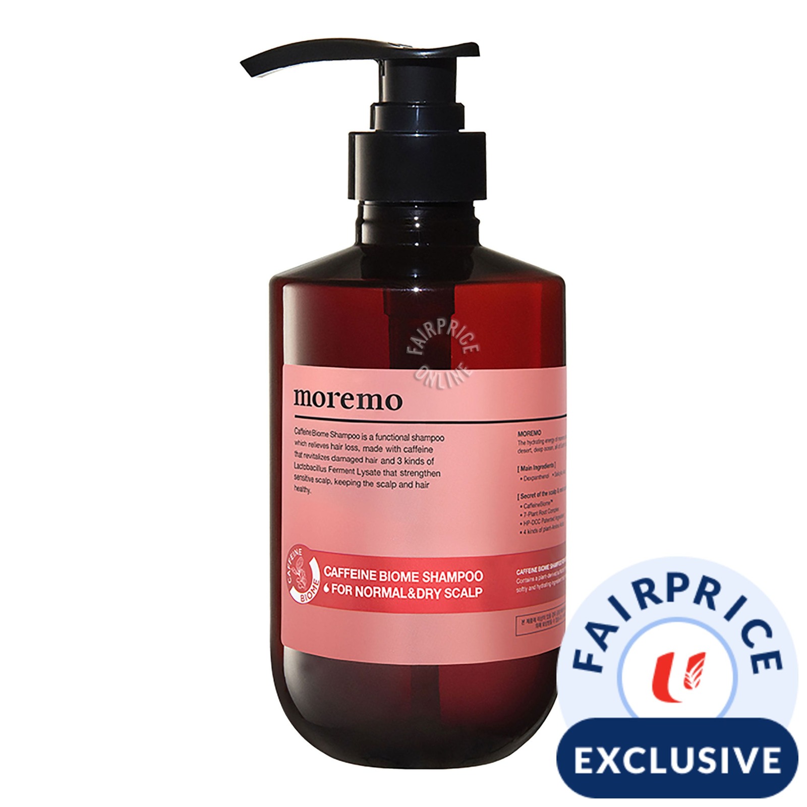 Moremo Caffeine Biome Shampoo - Normal & Dry Scalp | NTUC FairPrice