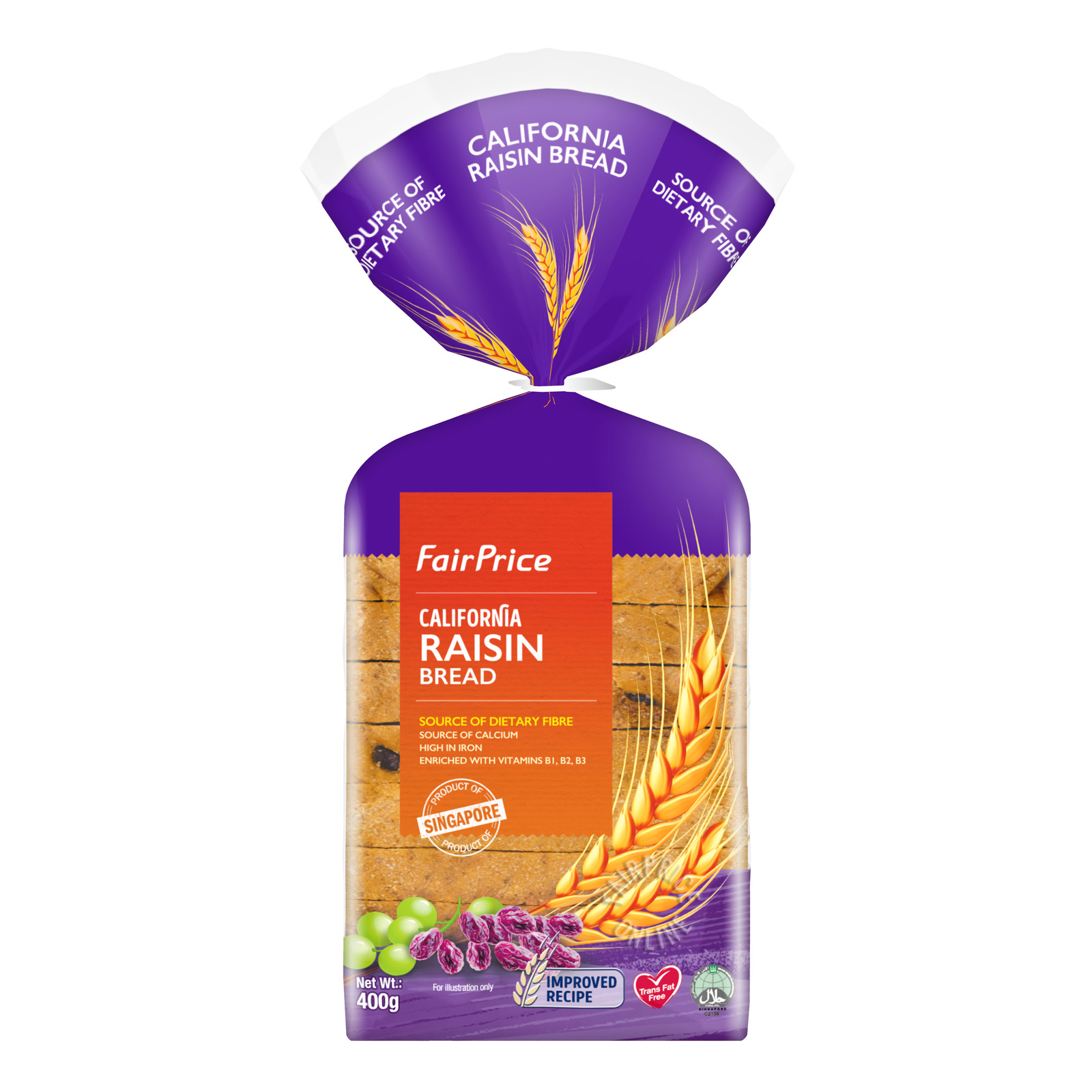 FairPrice Bread - California Raisin | NTUC FairPrice