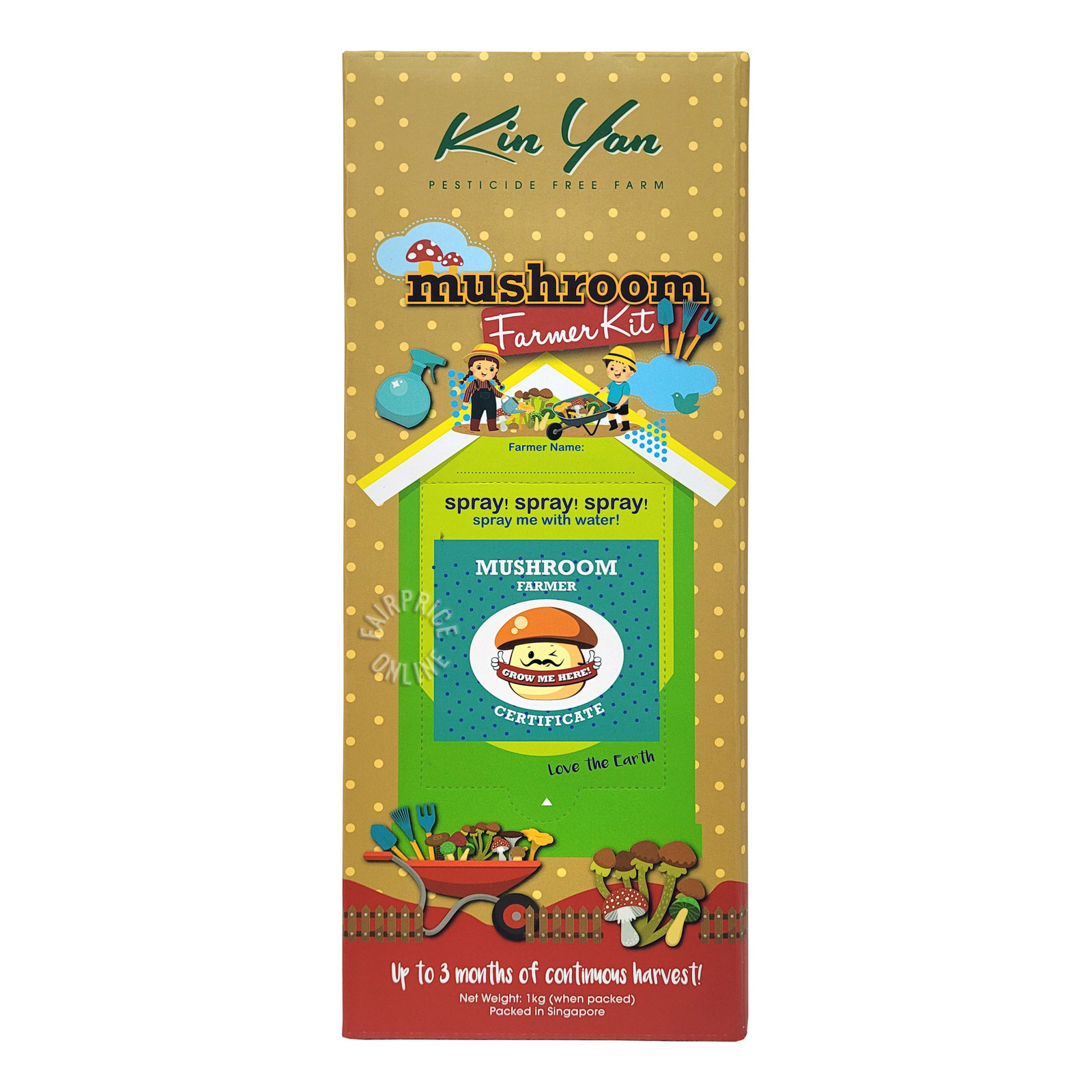 Kin Yan Mushroom Farmer Kit - Golden Mushroom | NTUC FairPrice