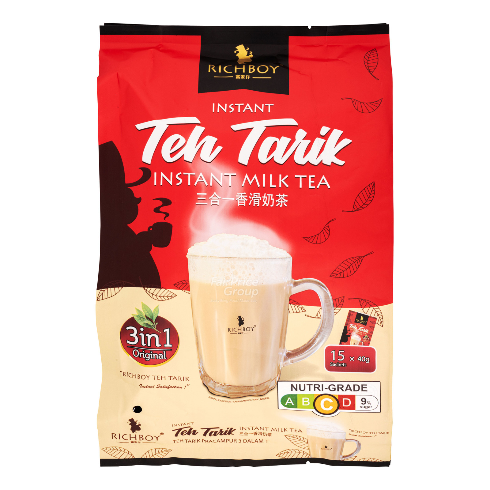 Richboy 3 in 1 Instant Milk Tea - Teh Tarik | NTUC FairPrice