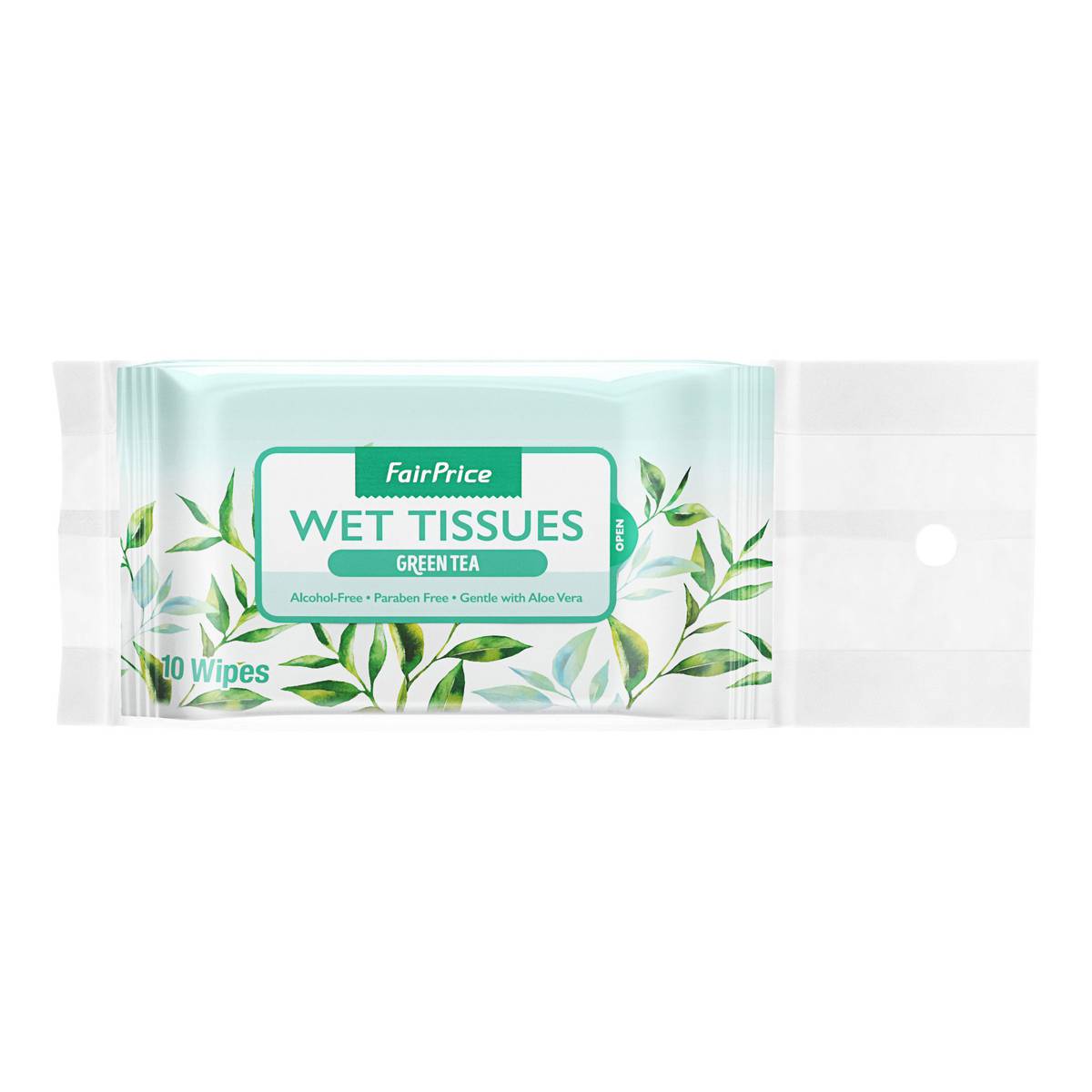 FairPrice Wet Tissues - Green Tea | NTUC FairPrice