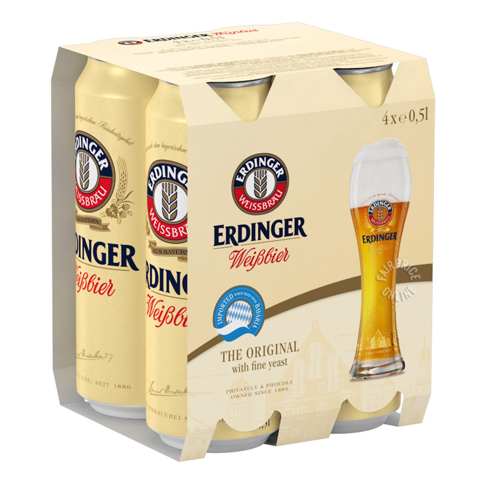 Erdinger Weissbrau Can Beer - Weissbier | NTUC FairPrice