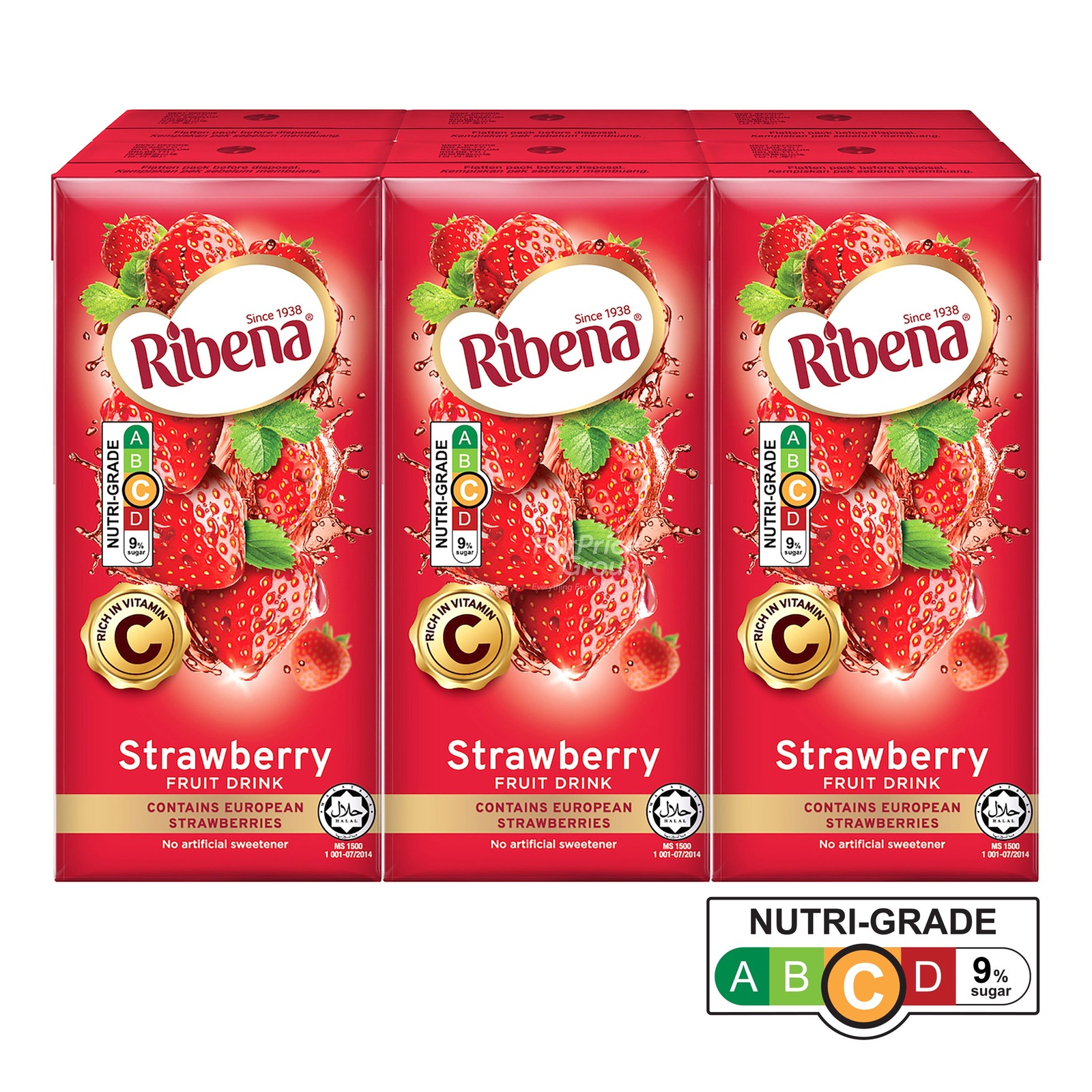 Ribena Packet Fruit Drink - Strawberry | NTUC FairPrice