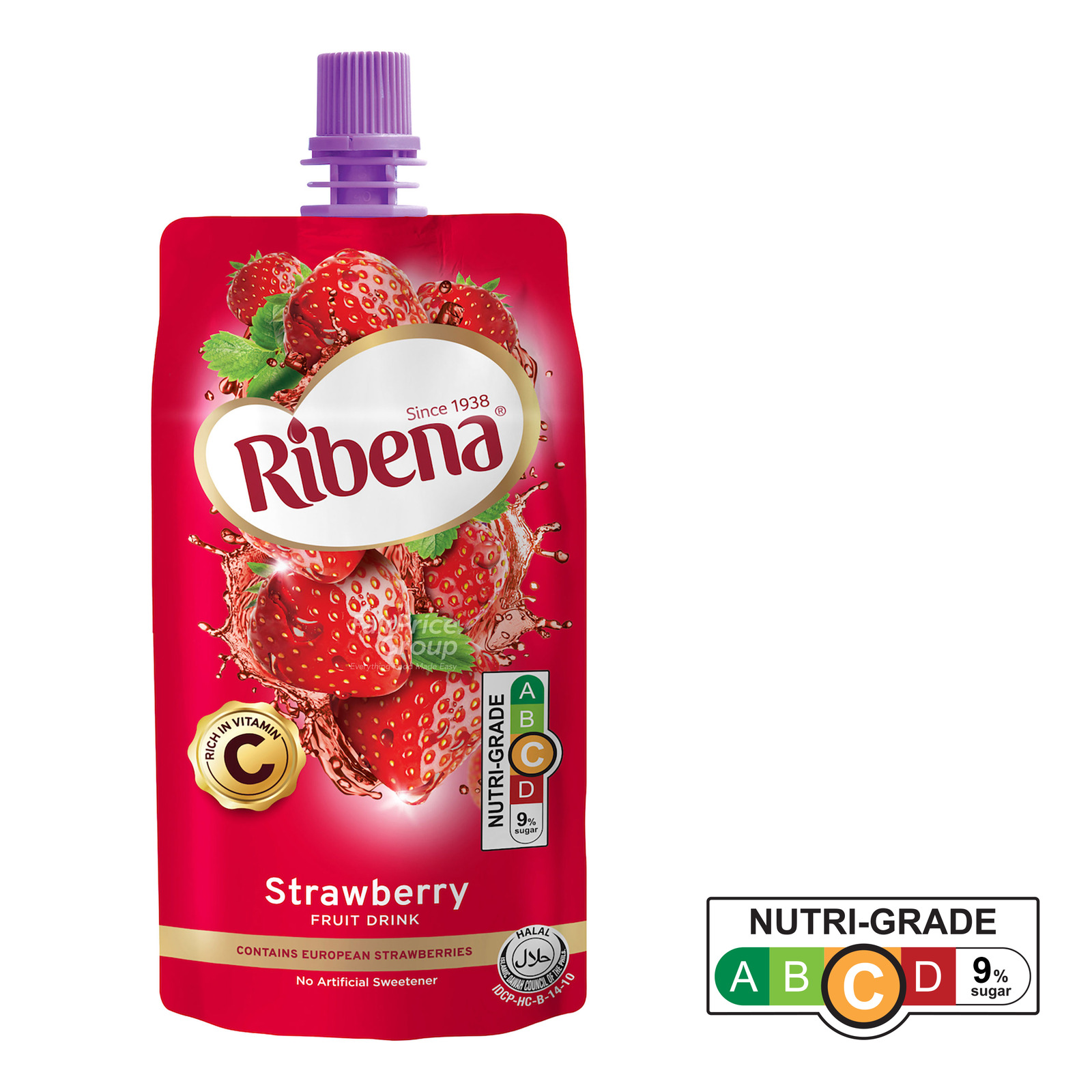 Ribena Packet Fruit Drink - Strawberry | NTUC FairPrice