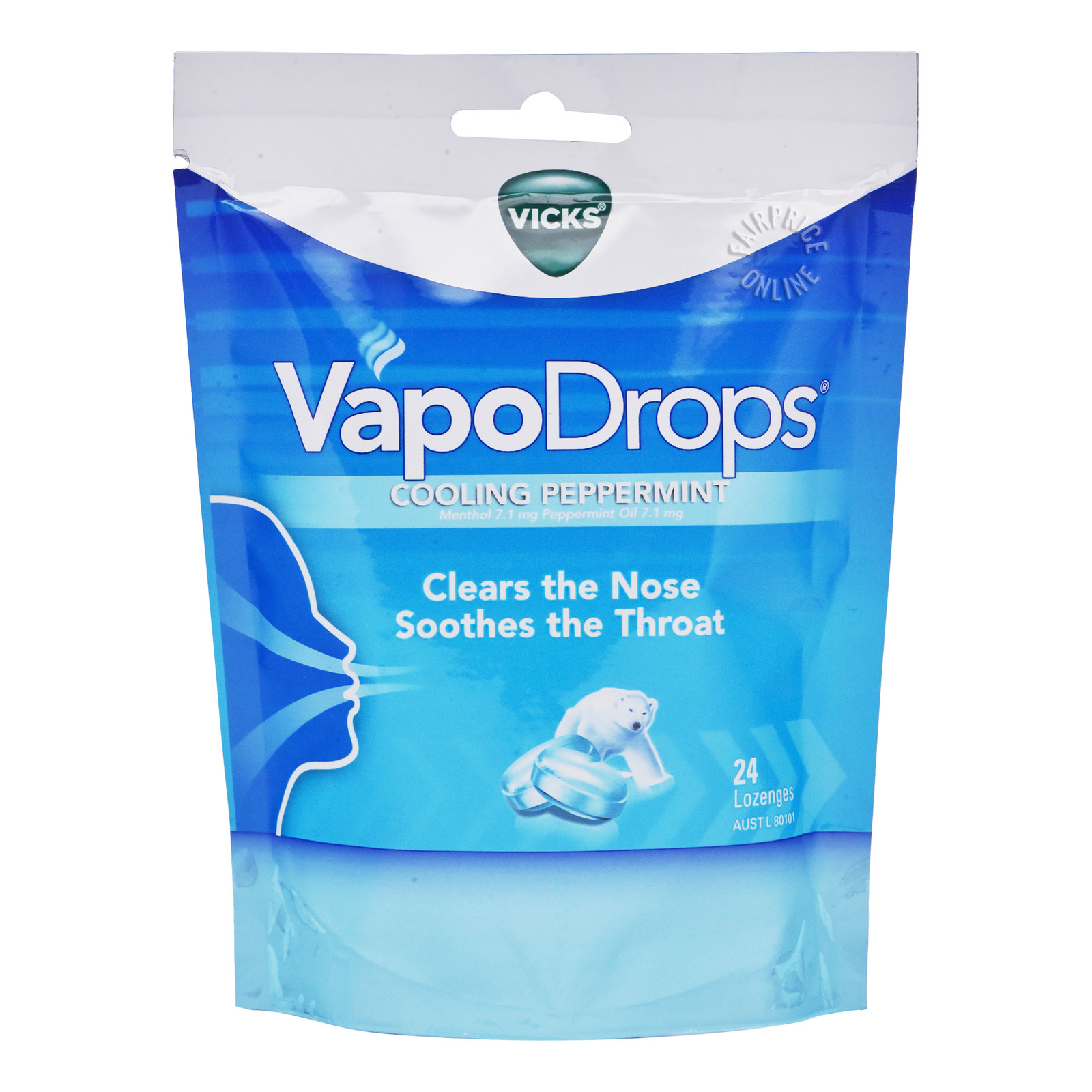 Vicks Vapo Drops - Cooling Peppermint | NTUC FairPrice