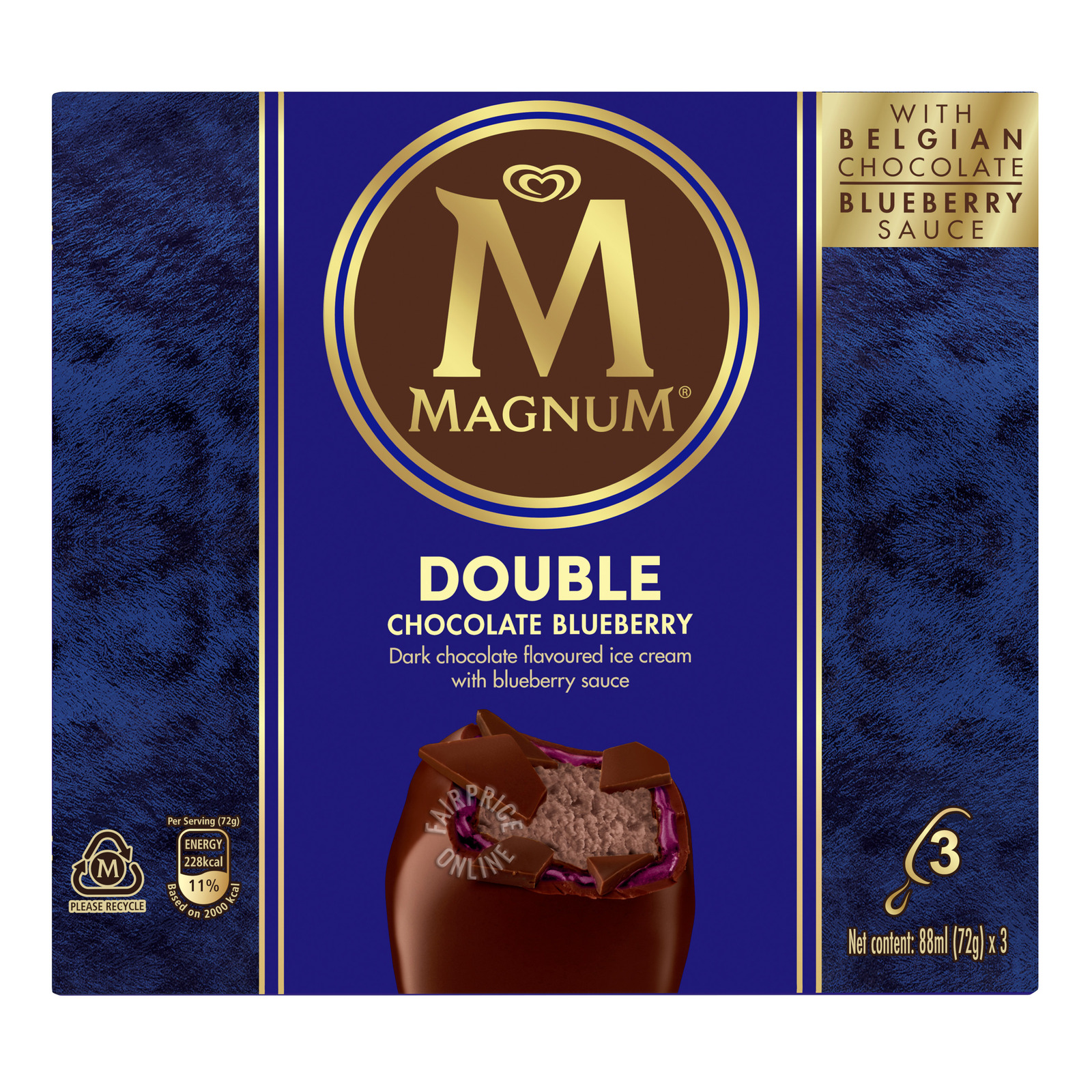 Magnum Double Chocolate Blueberry | NTUC FairPrice