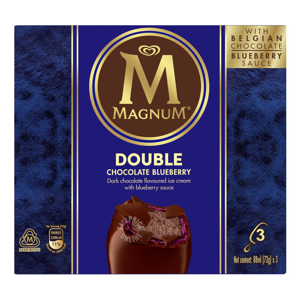 Magnum Double Chocolate Blueberry | NTUC FairPrice