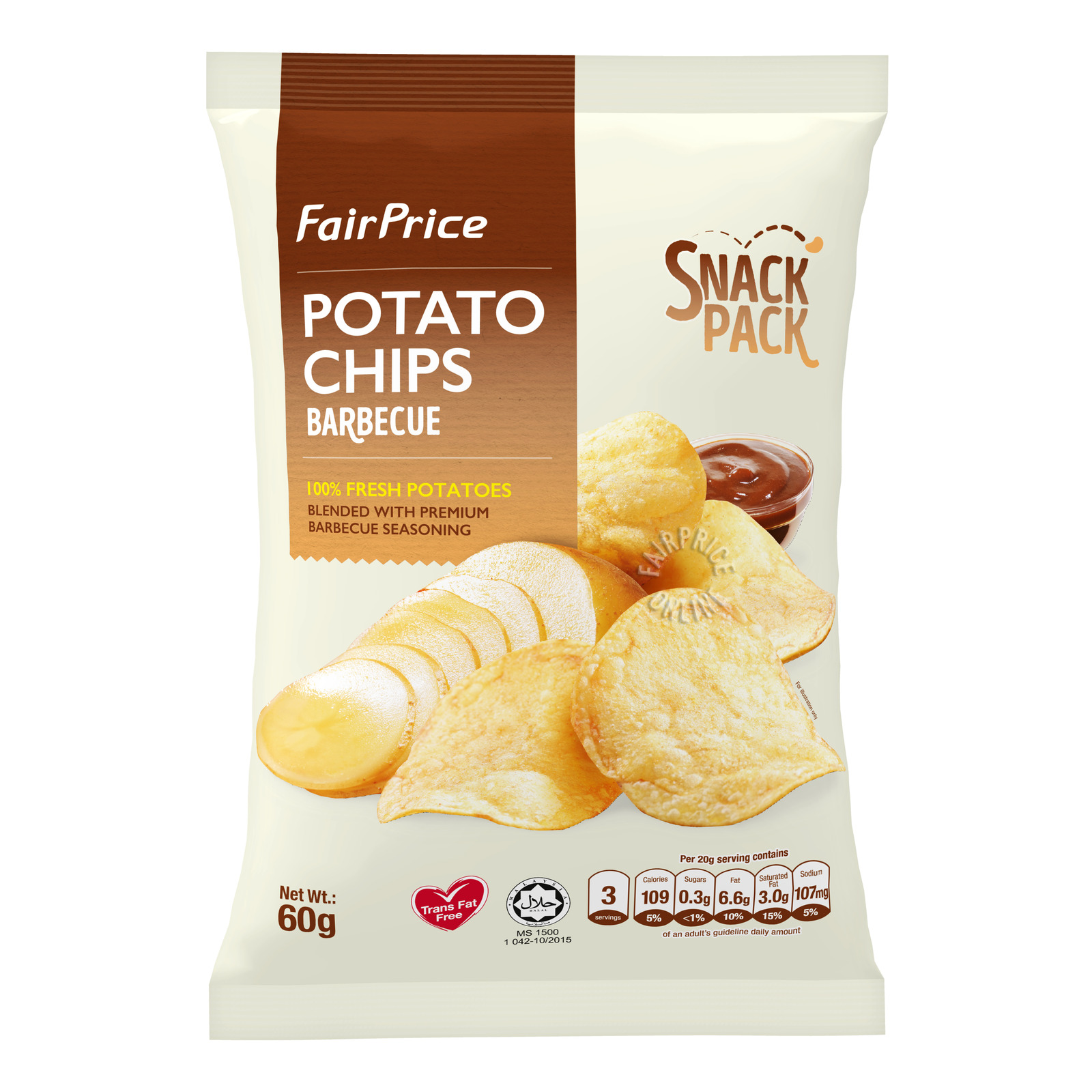 FairPrice Potato Chips - Barbecue | NTUC FairPrice