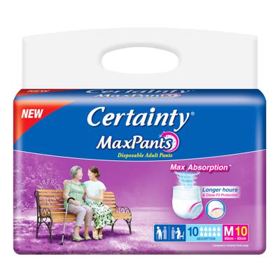 Certainty MaxPants Disposable Adult Pants - M | NTUC FairPrice