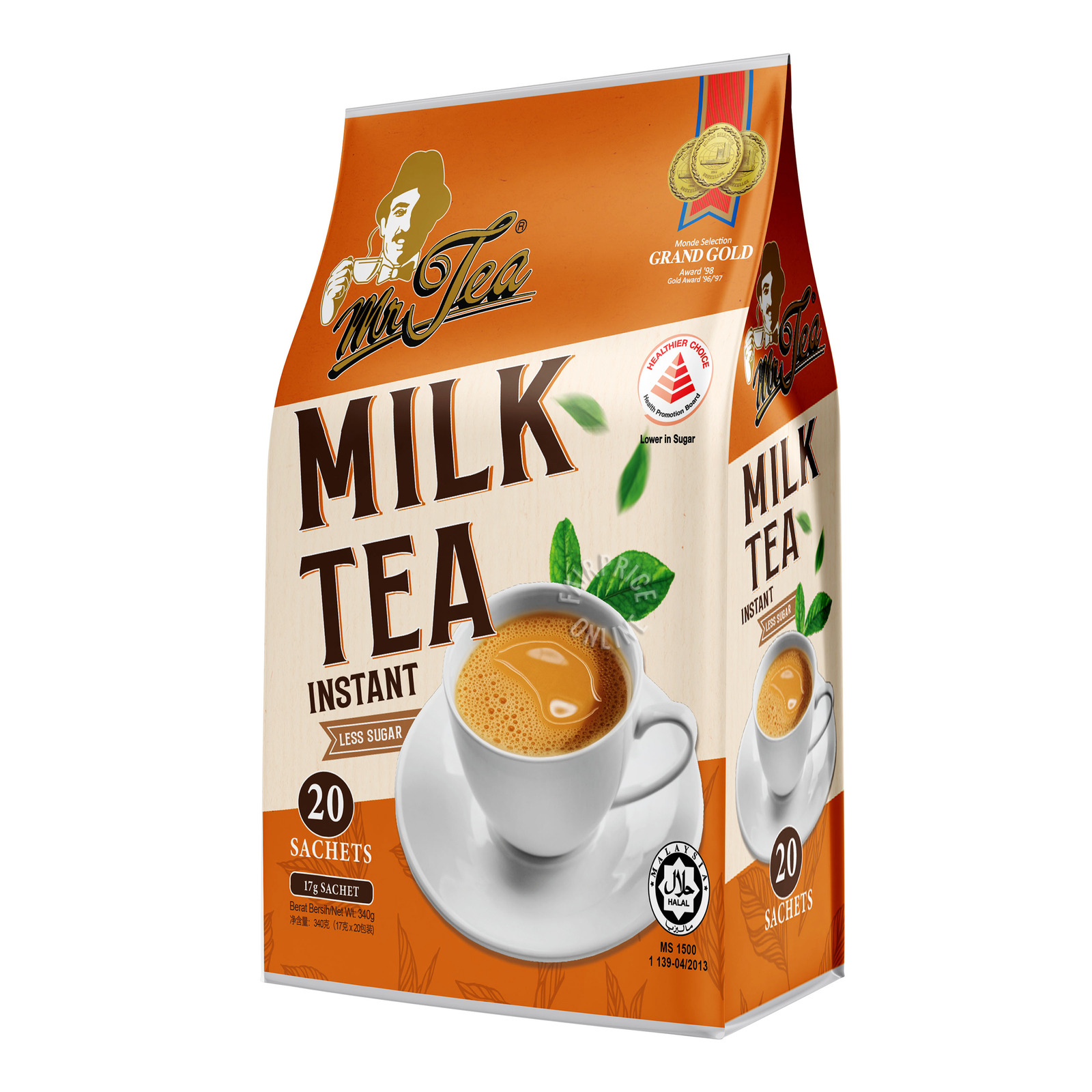 Mr.Tea Instant Milk Tea - Less Sugar | NTUC FairPrice