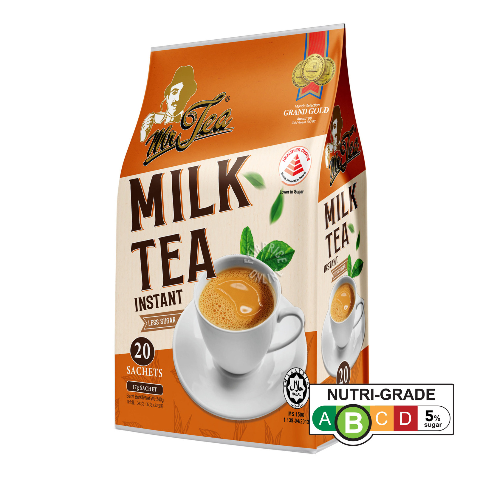 Mr.Tea Instant Milk Tea - Less Sugar | NTUC FairPrice