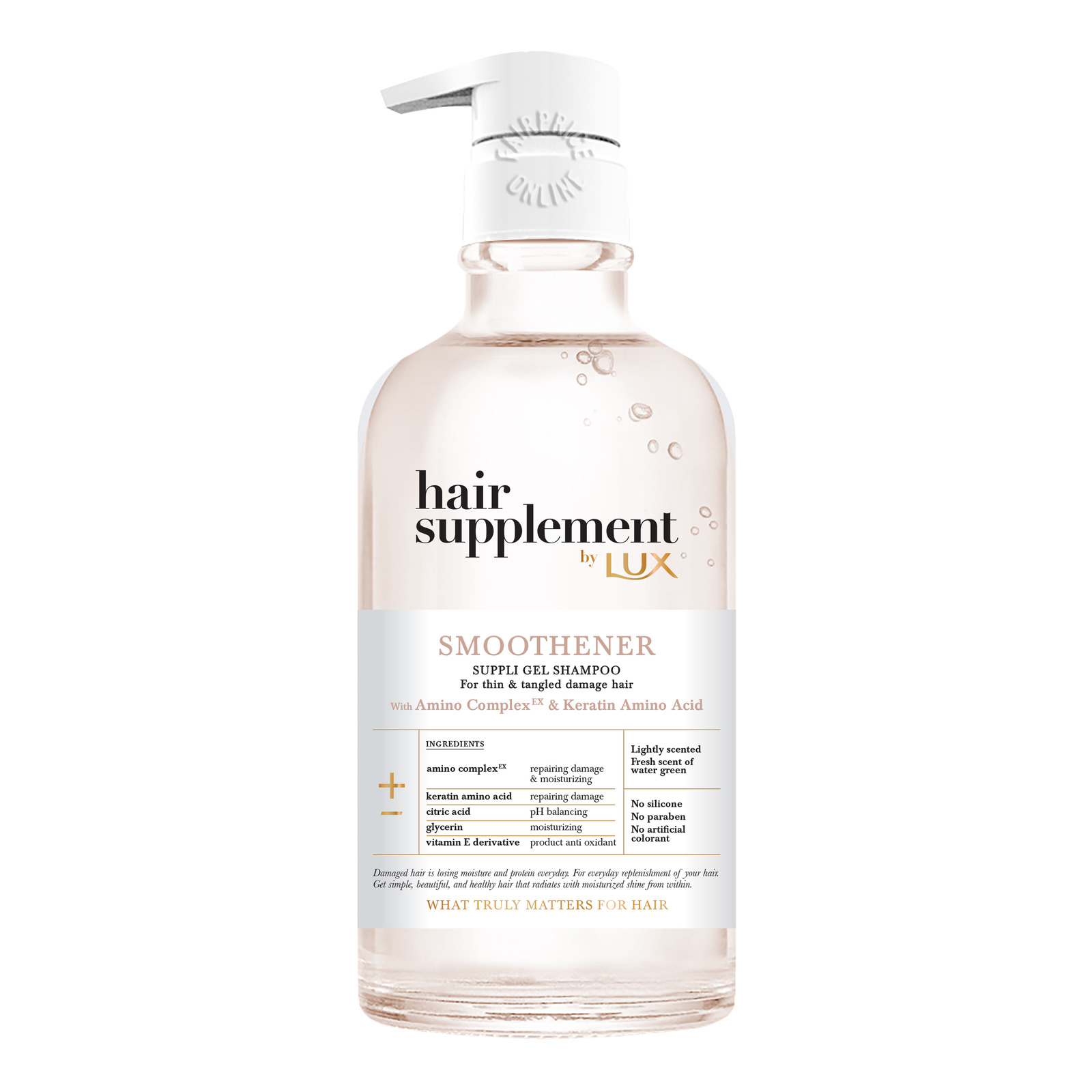 Lux Hair Supplement Shampoo - Smoothener | NTUC FairPrice