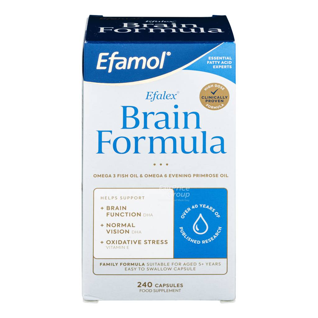 Efamol Brain Formula Capsules 500mg | NTUC FairPrice