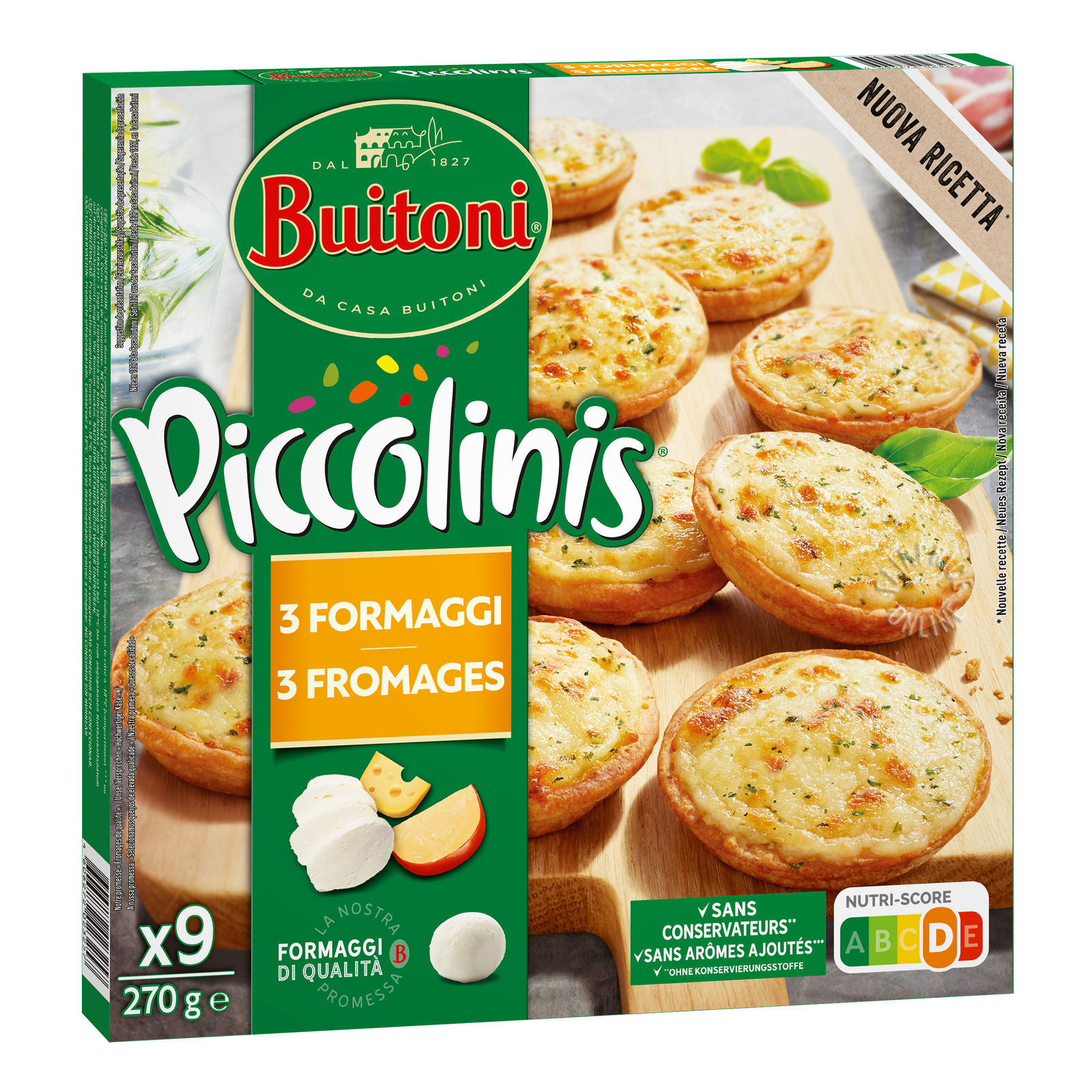 Buitoni Piccolinis Pizza - 3 Cheese | NTUC FairPrice