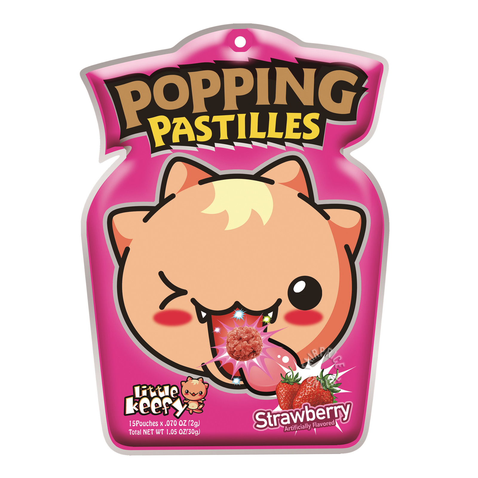Little Keefy Popping Pastilles - Strawberry | NTUC FairPrice