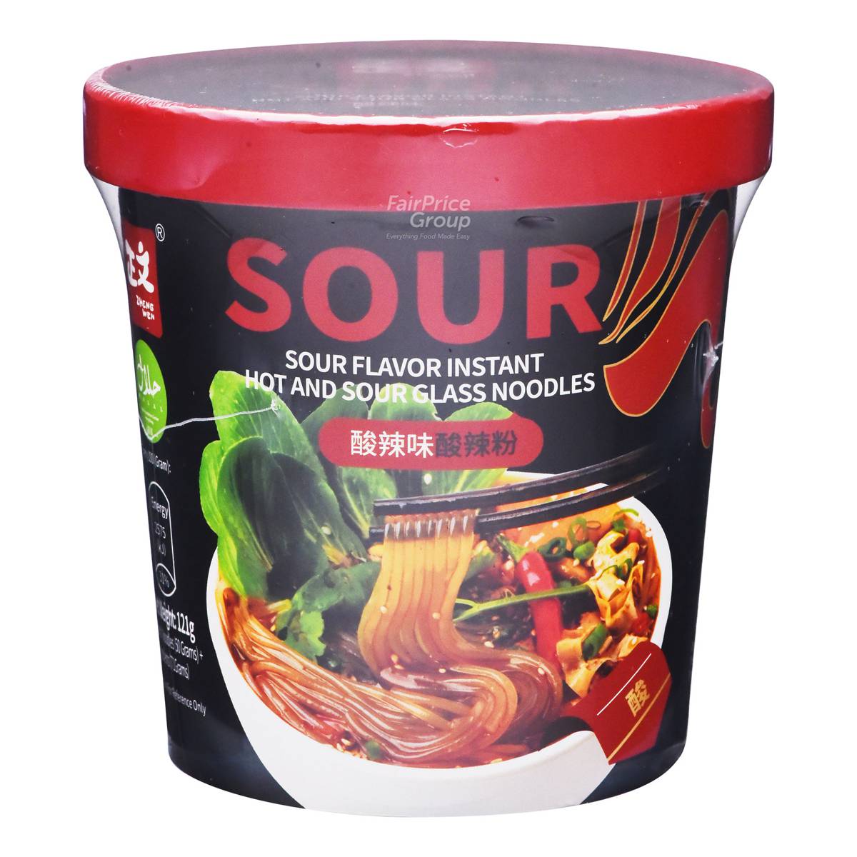 Zhengwen Instant Hot And Sour Glass Noodles Sour Ntuc Fairprice