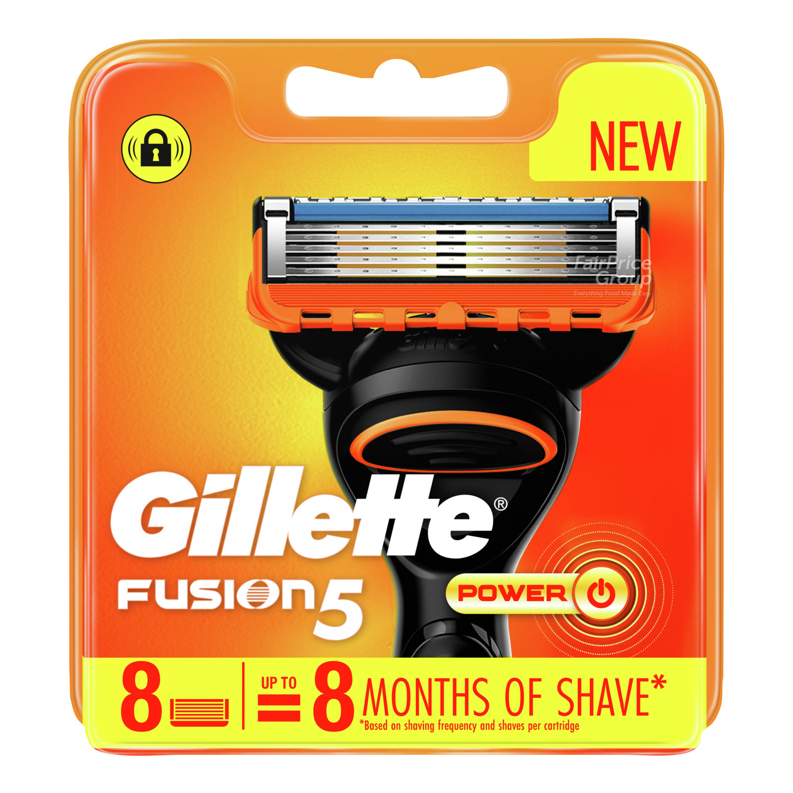 Gillette Razor Cartridge Refill - Fusion Power | NTUC FairPrice