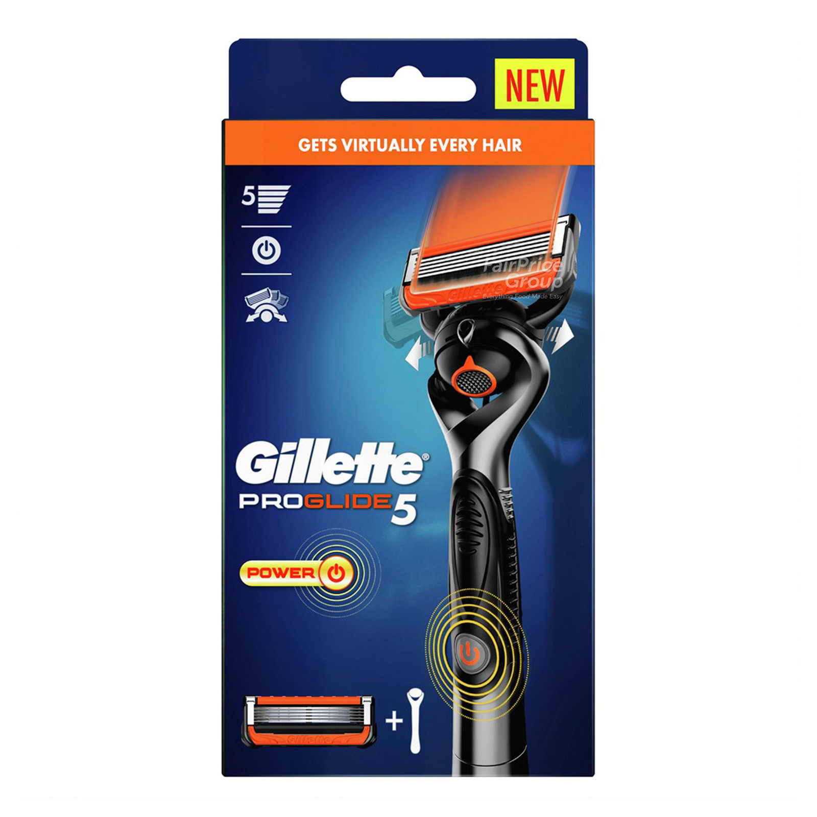 Gillette Razor - Pro Glide 5 Power | NTUC FairPrice