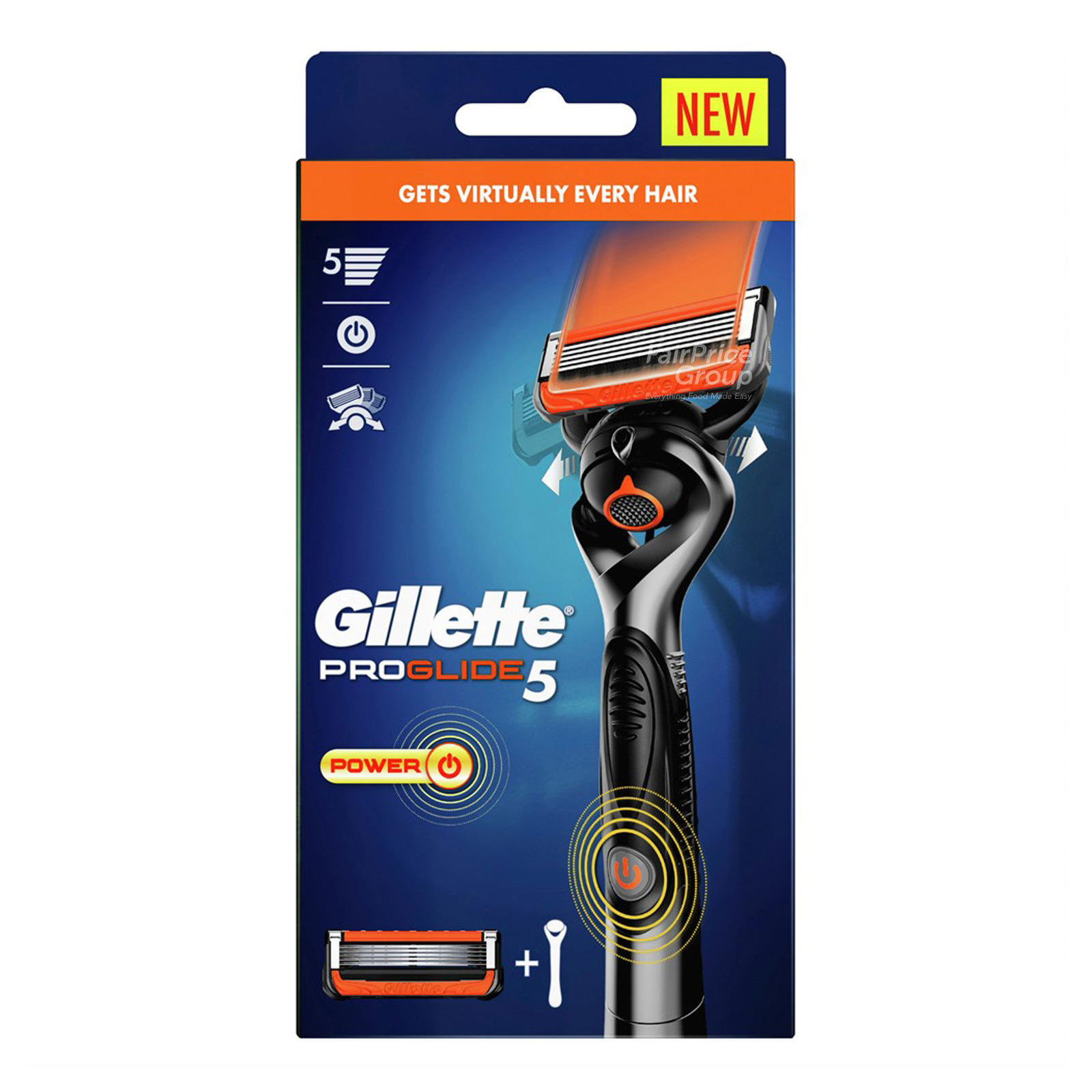 Gillette Razor - Pro Glide 5 Power | NTUC FairPrice