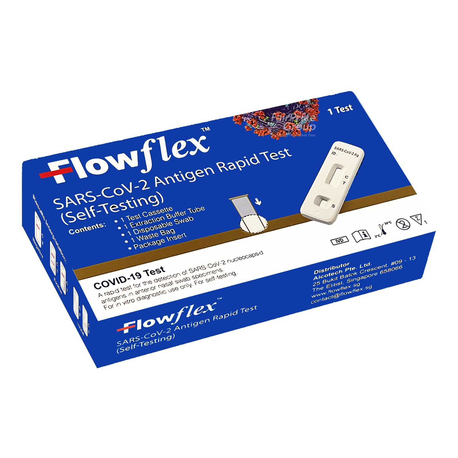 Flow Flex SARS-Cov-2 Antigen Rapid Individual Test, 40% OFF