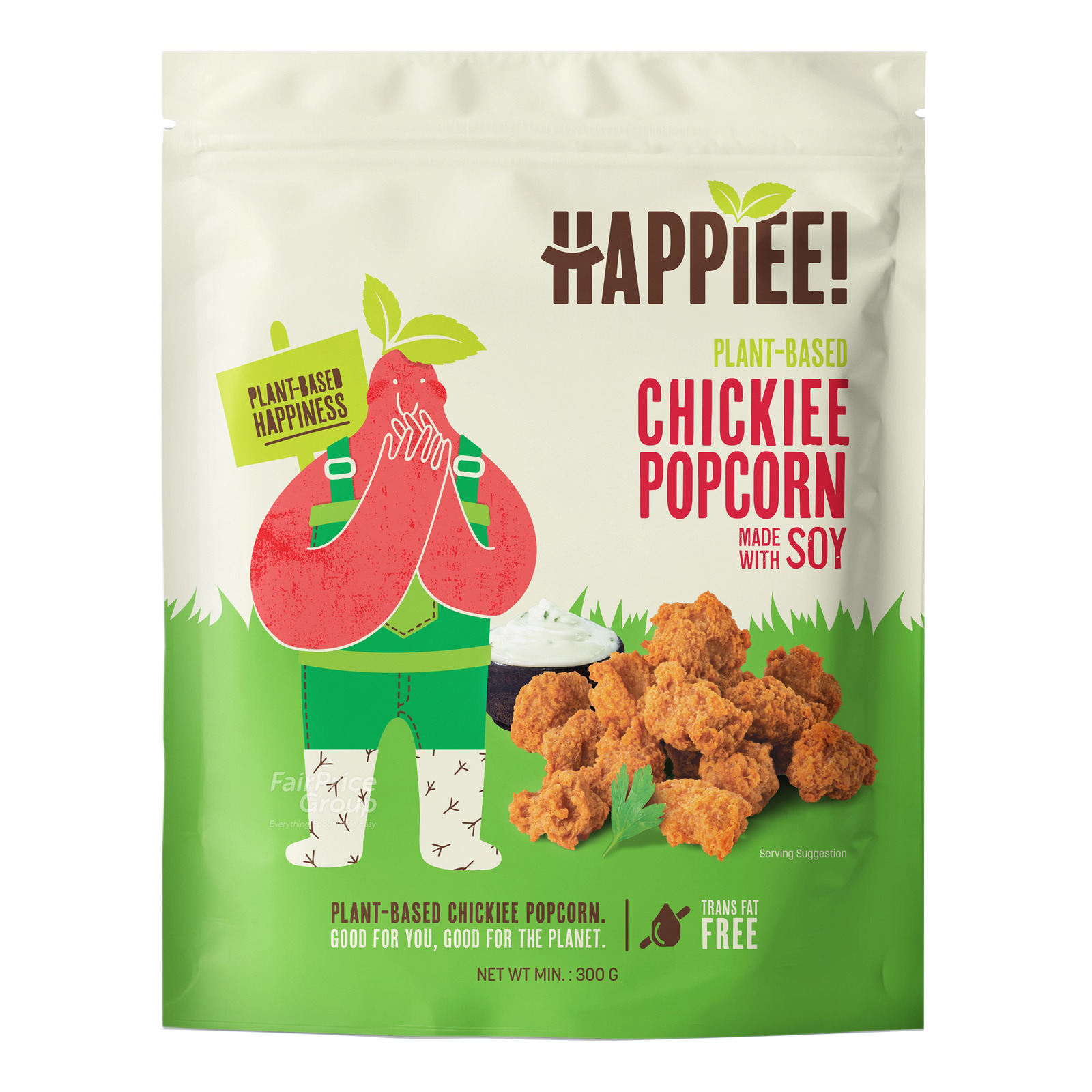 Happiee Plant-Based Soy Chickiee Popcorn | NTUC FairPrice