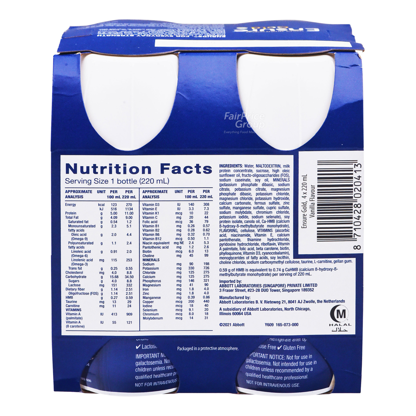 Ensure Plus Nutrition Facts Singapore | Besto Blog