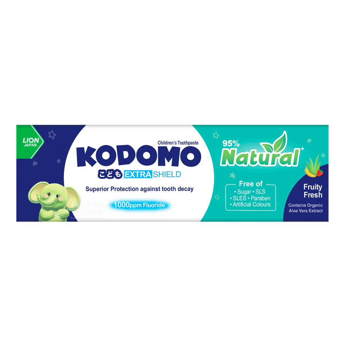 Kodomo Extra Shield Children's Toothpaste Natural - Fruity Fresh | NTUC ...