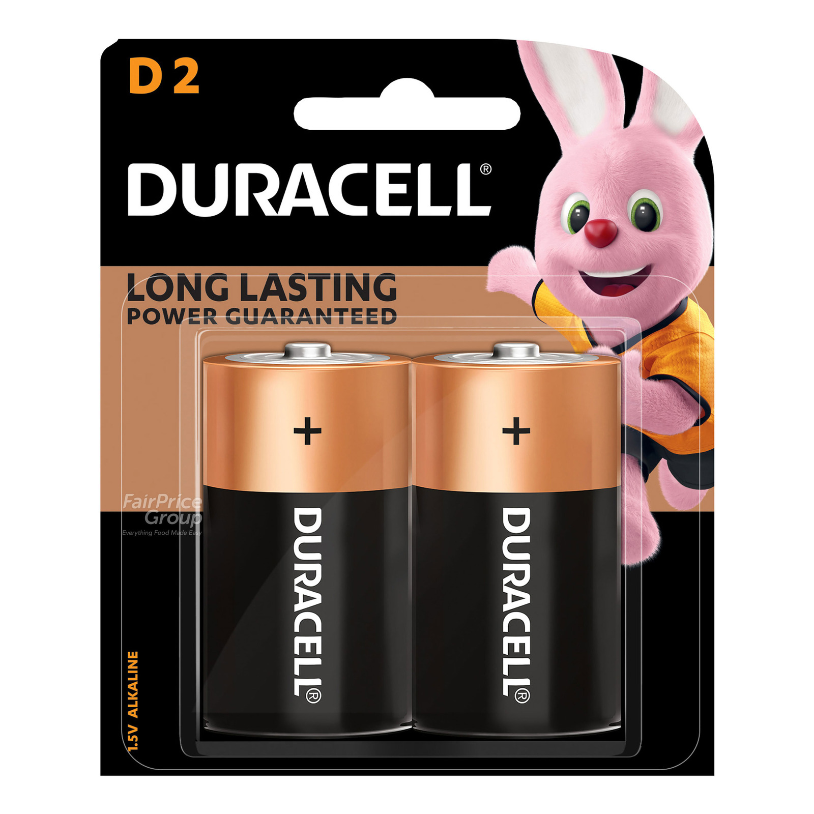 Duracell Alkaline D2 | NTUC FairPrice