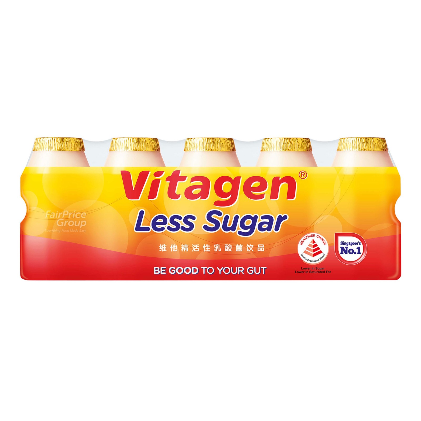 Vitagen Cultured Milk - Less Sugar (LB) | NTUC FairPrice