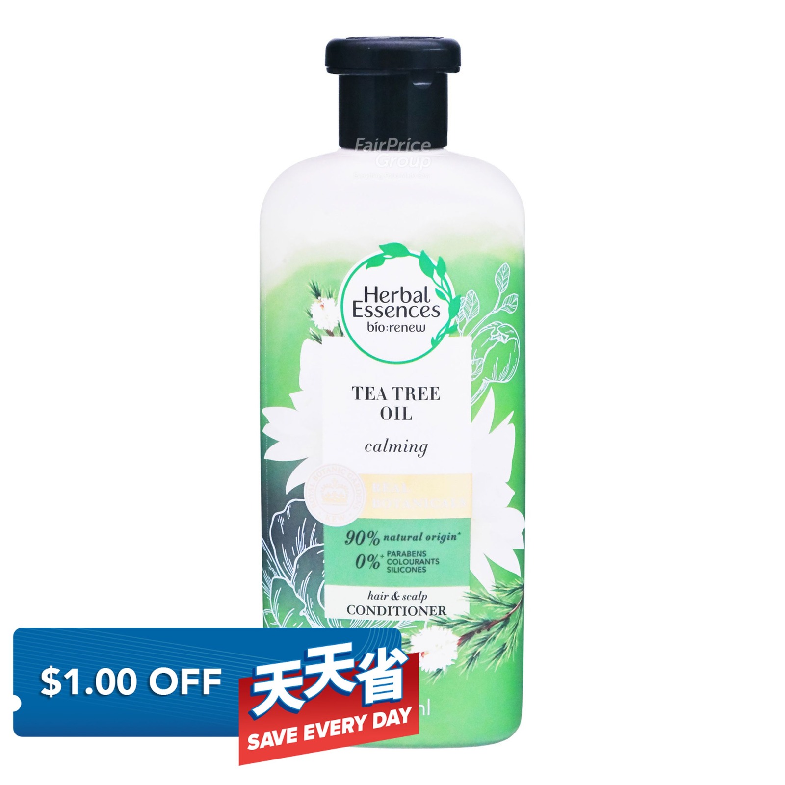 Herbal Essences Tea Tree Oil Conditioner - Hair & Scalp | NTUC FairPrice