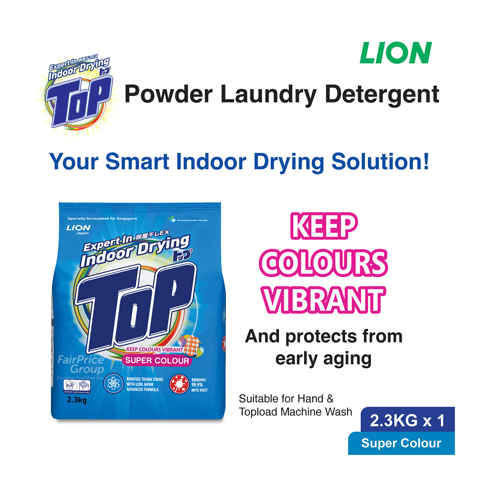 Top Detergent Powder - Super Colour | NTUC FairPrice