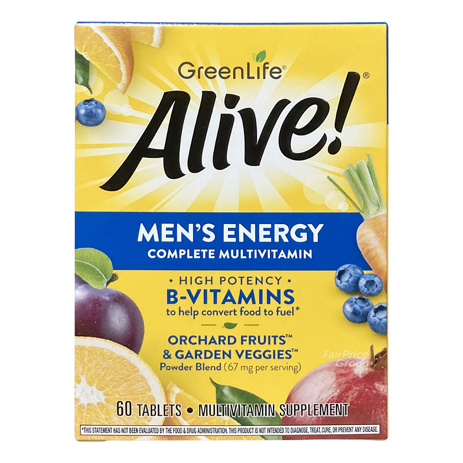 Greenlife Alive Energy - Men | NTUC FairPrice