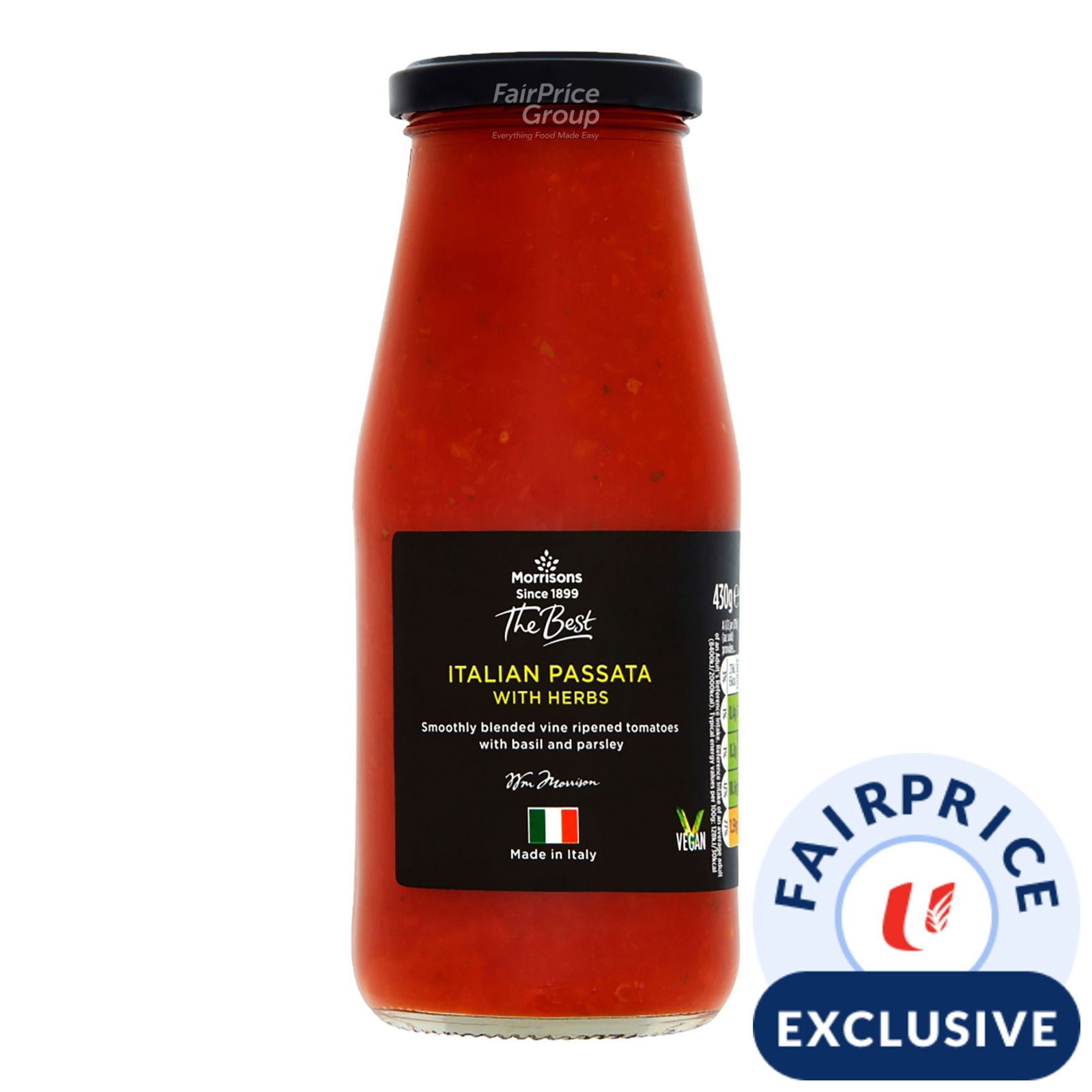 Morrisons Italian Passata with Herbs | NTUC FairPrice