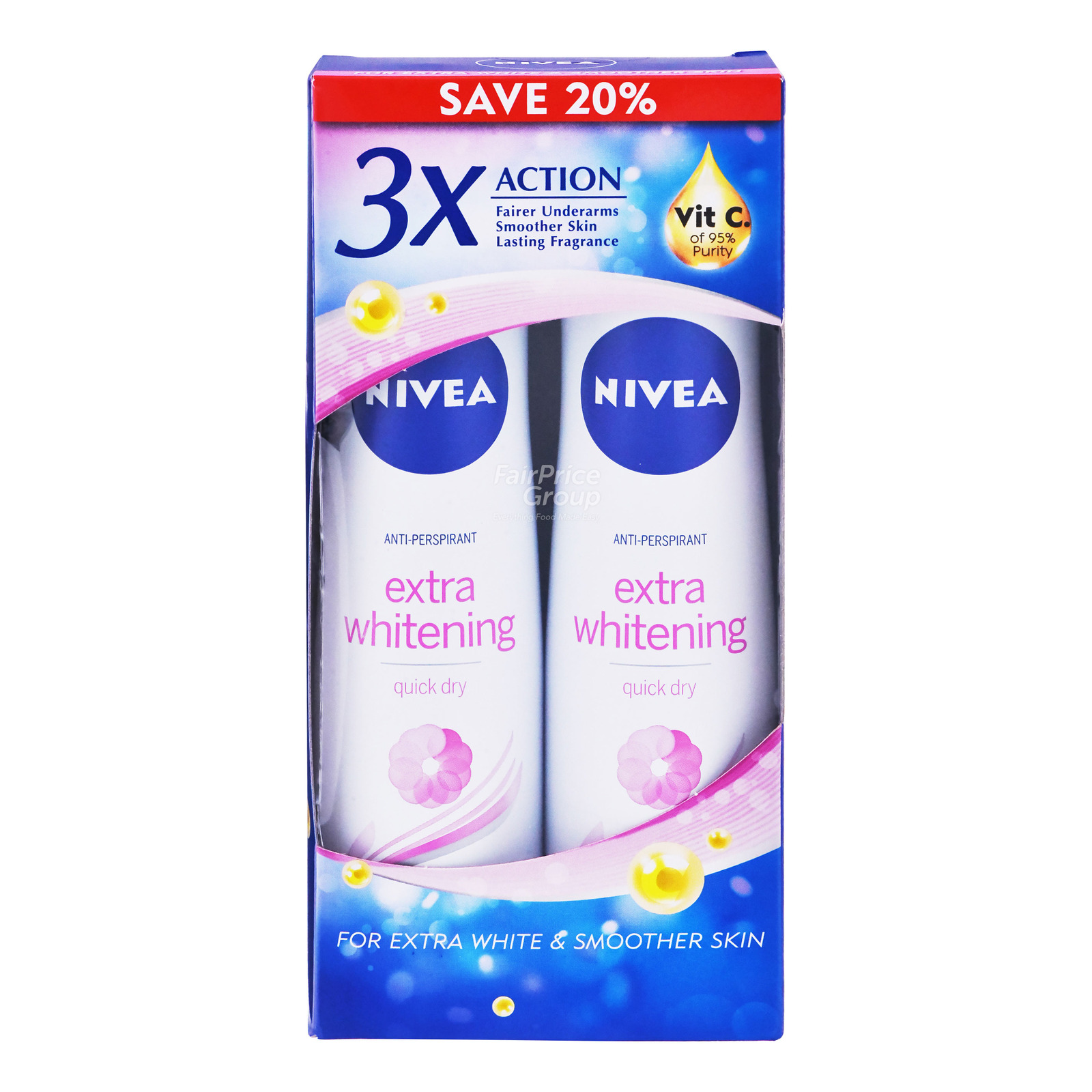 Nivea Extra Whitening Spray | NTUC FairPrice