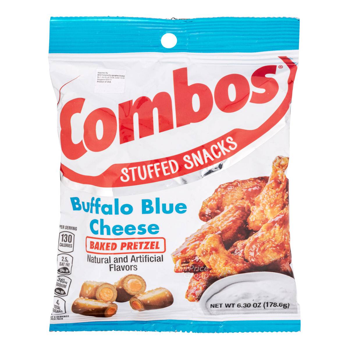 Combos Stuffed Snacks - Buffalo Blue Cheese Baked Pretzel | NTUC FairPrice