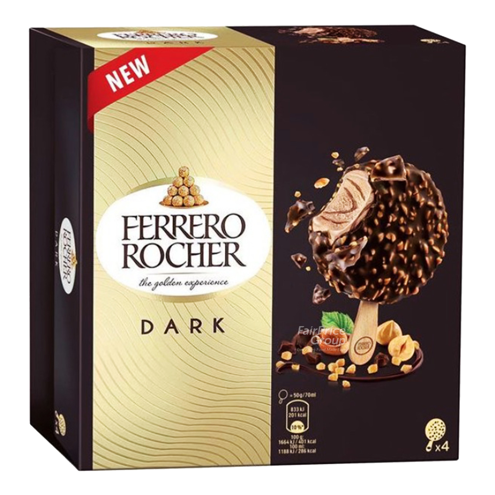 Ferrero Rocher Ice Cream Stick - Dark | NTUC FairPrice