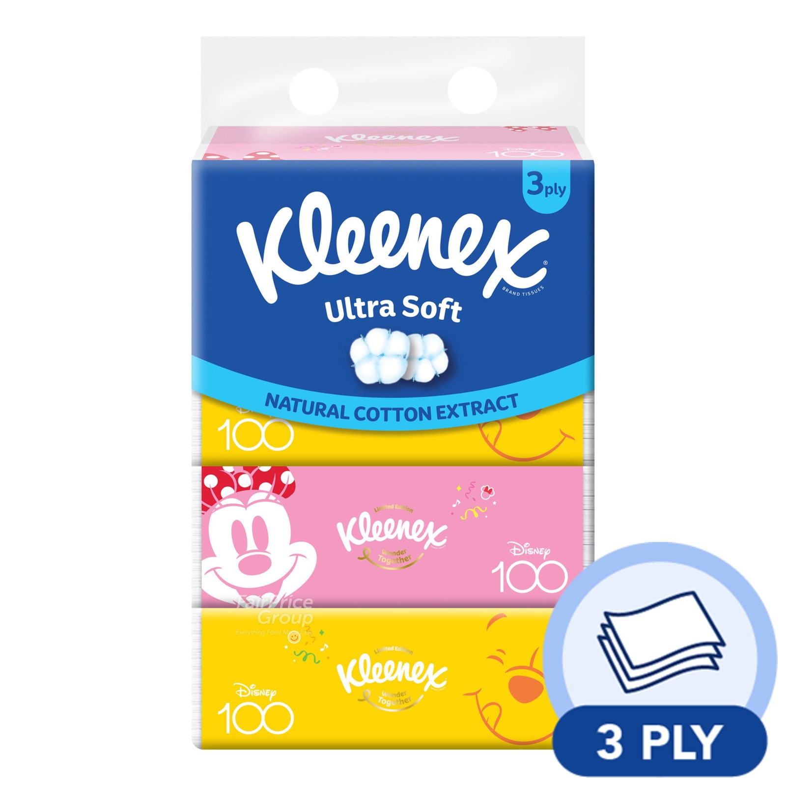 Kleenex Soft Tissue Softbox - Mickey | NTUC FairPrice