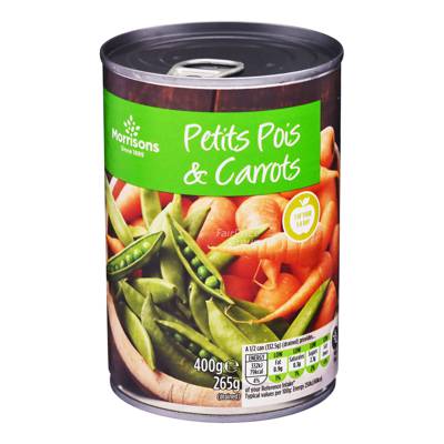Morrisons Petits Pois + Carrots | NTUC FairPrice