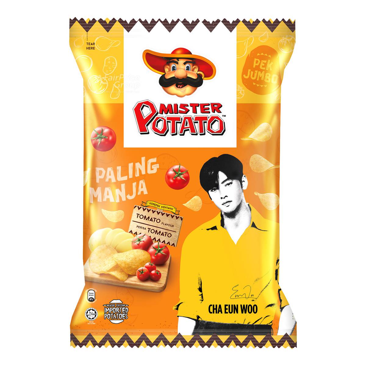 Mamee Mister Potato Potato Chips - Tomato | NTUC FairPrice
