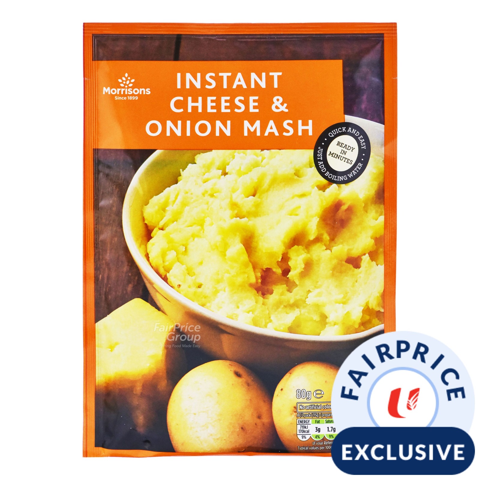 Morrisons Instant Mash - Cheese & Onion | NTUC FairPrice