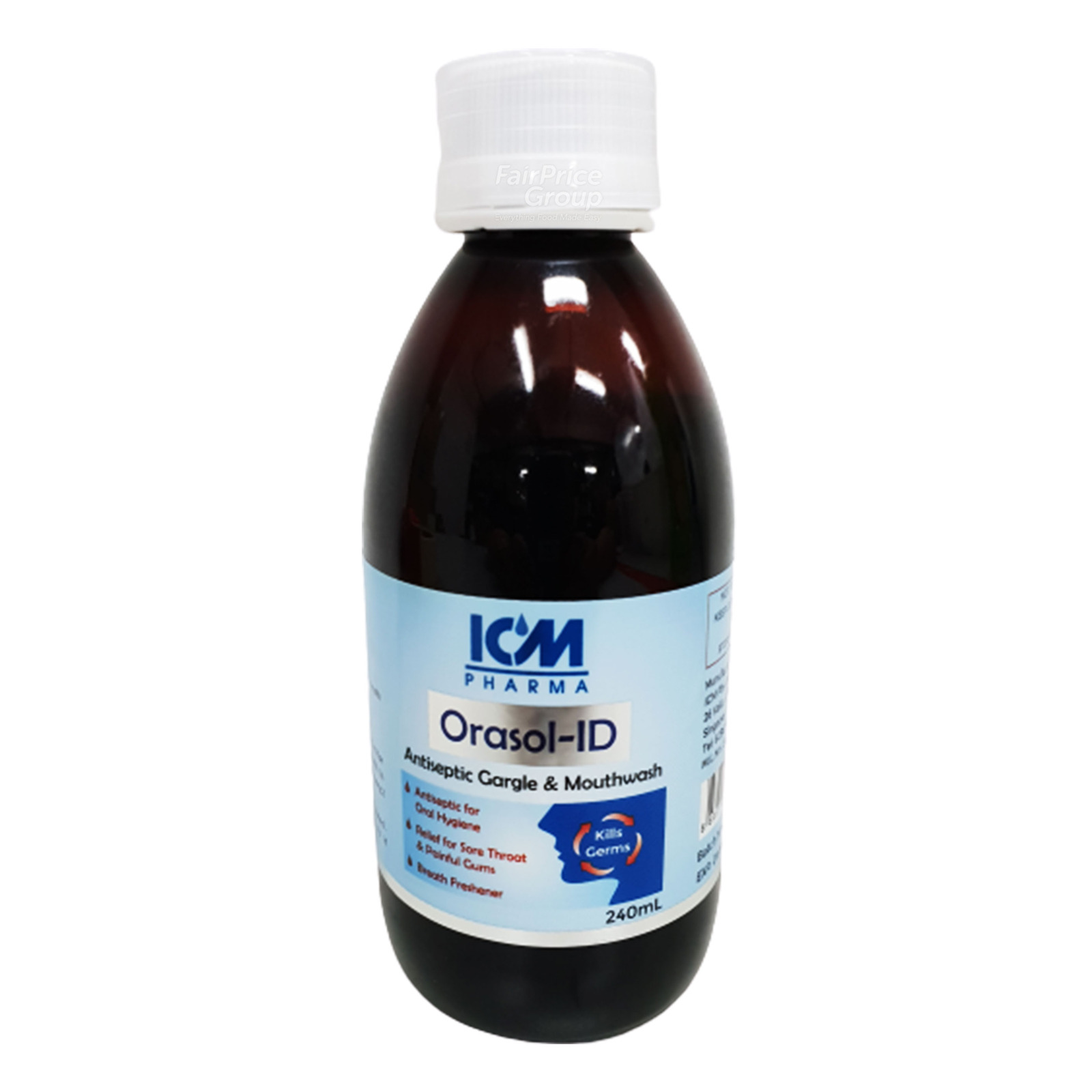 ICM Pharma Orasol-ID Antiseptic Gargle & Mouthwash | NTUC FairPrice