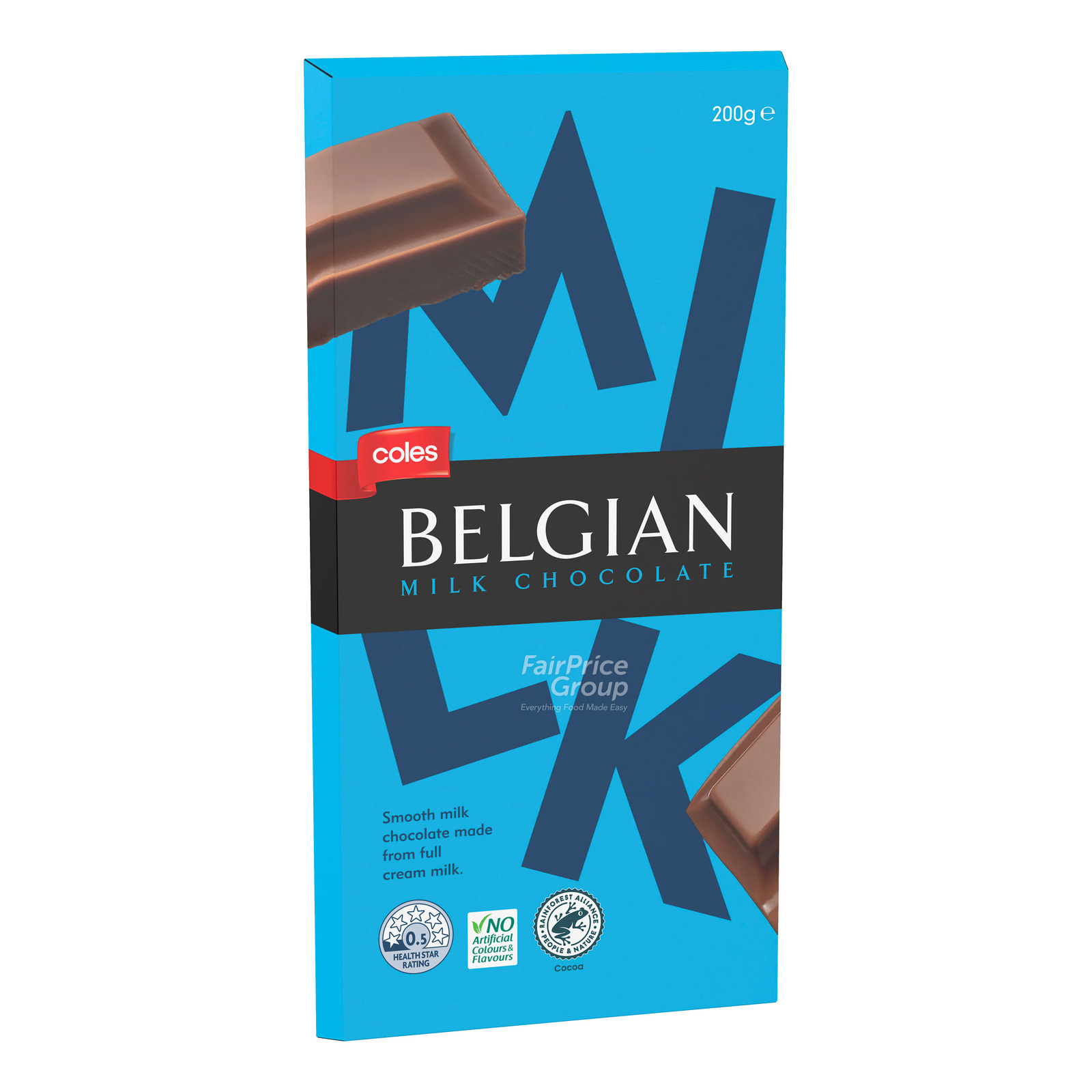 Coles Belgian Milk Chocolate | NTUC FairPrice