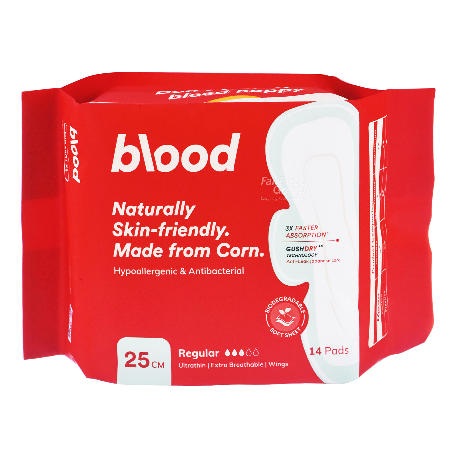 Blood Sanitary Pad - Regular (25cm) | NTUC FairPrice