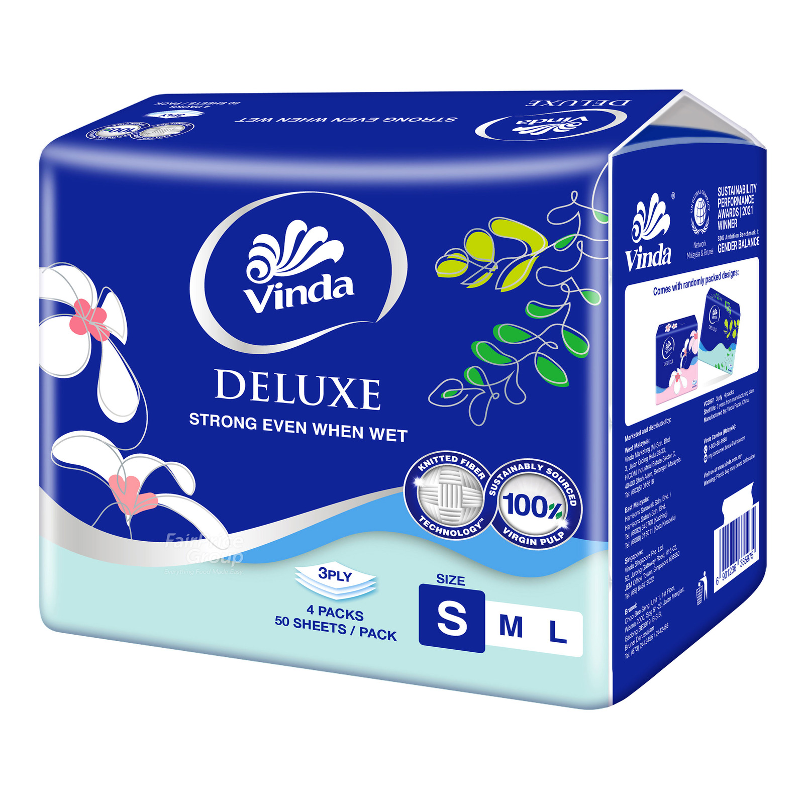 Vinda Soft Pack Tissue - 3 Ply | NTUC FairPrice