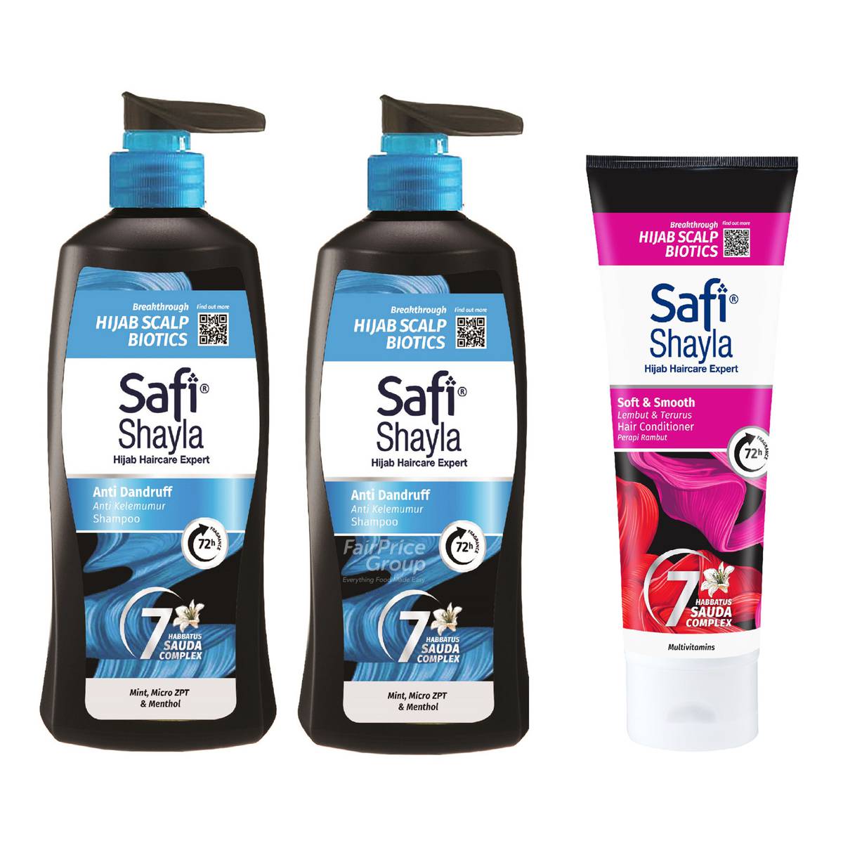 Safi Shayla Shampoo - Anti Dandruff + Conditioner | NTUC FairPrice