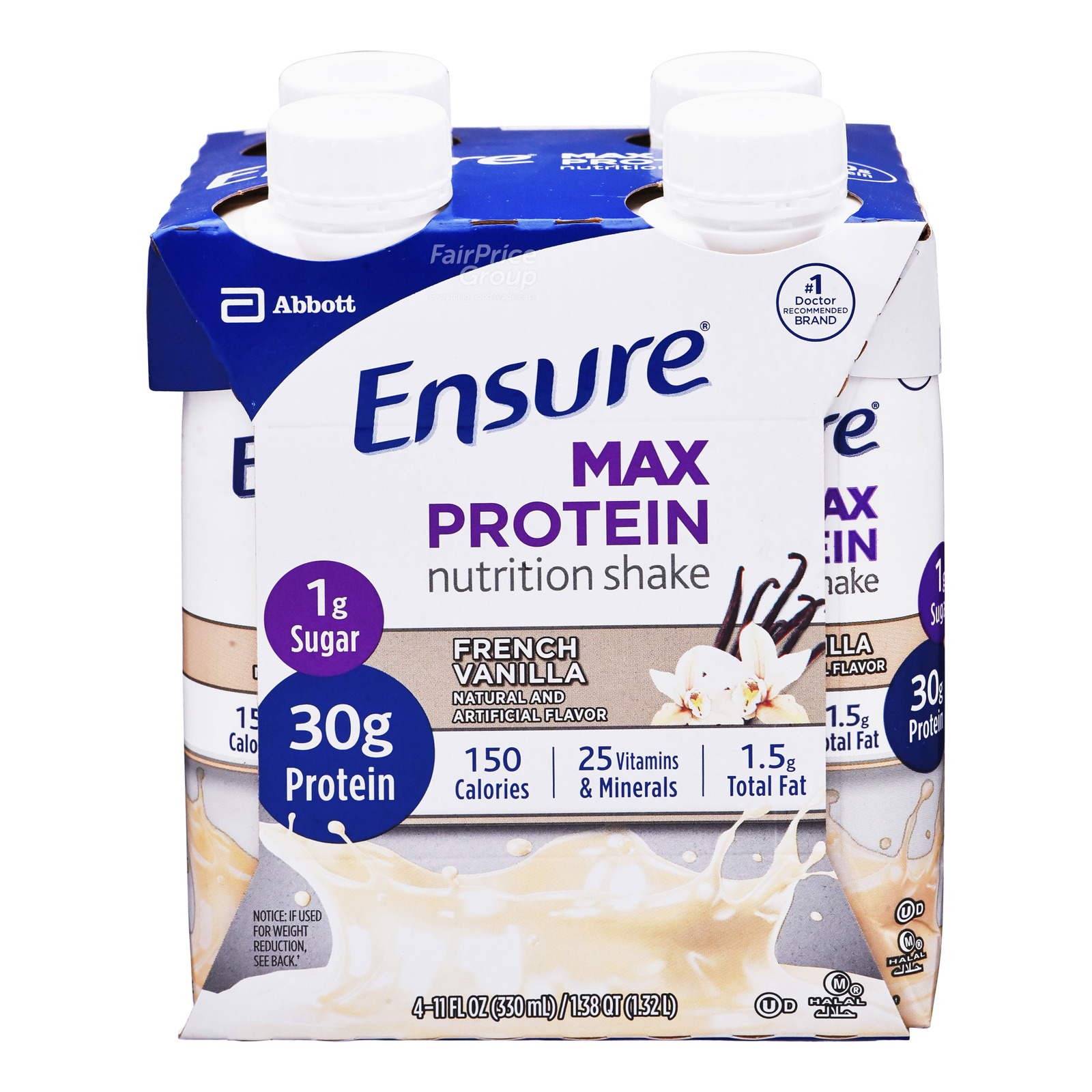 Abbott Ensure Max Protein Ready-to-Drink Liquid – Vanilla | NTUC FairPrice
