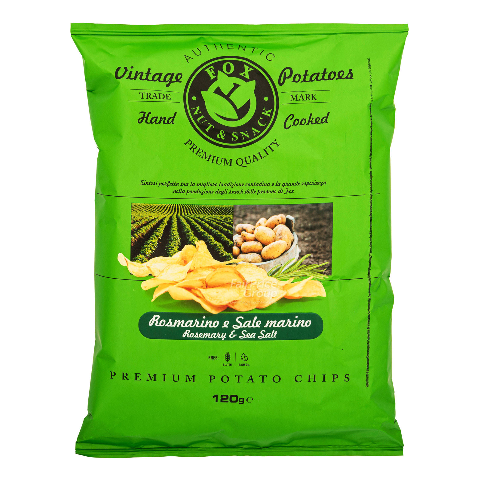 Fox Italia Premium Potato Chips - Rosemary & Sea Salt | NTUC FairPrice