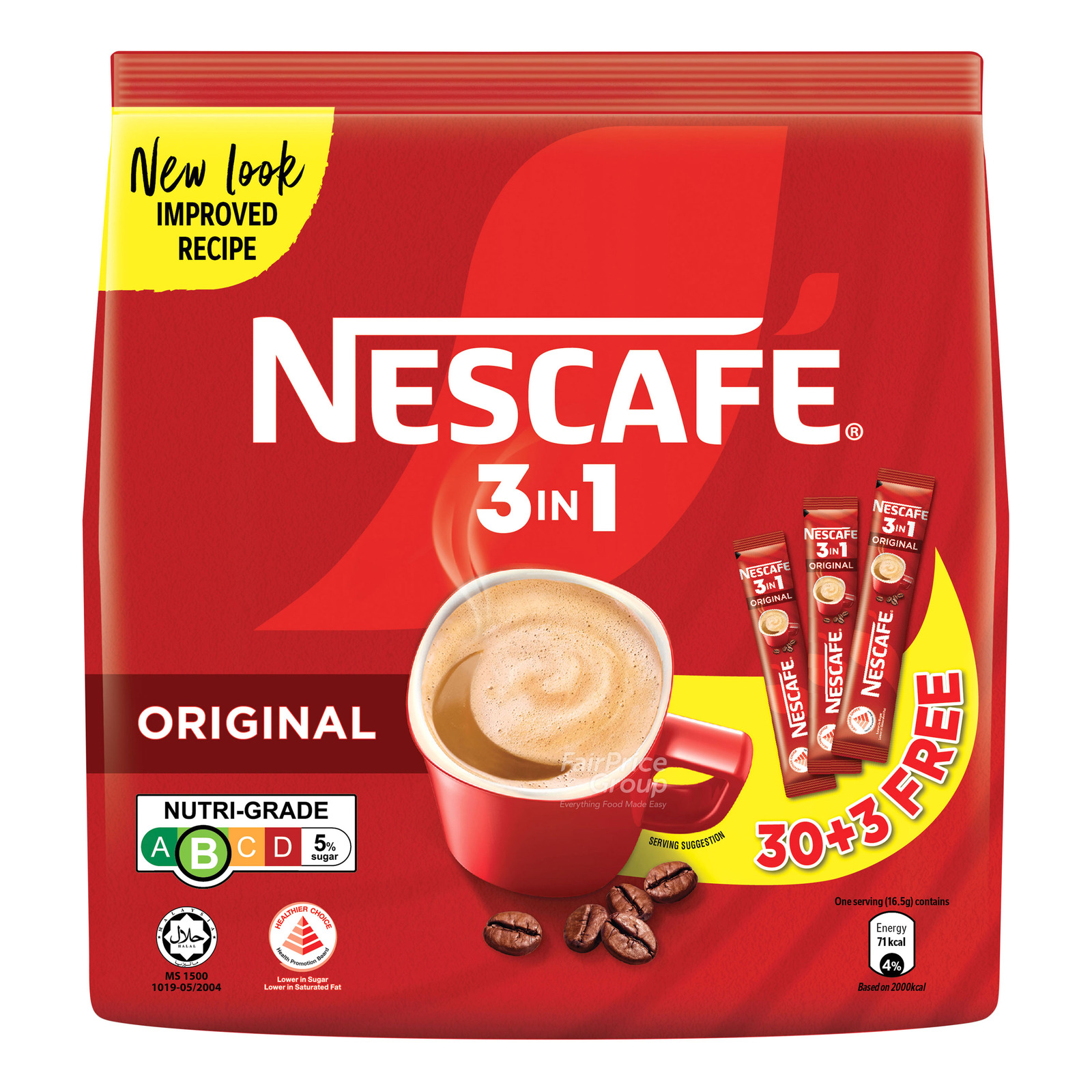 Nescafe 3 in 1 Instant Coffee - Original | NTUC FairPrice