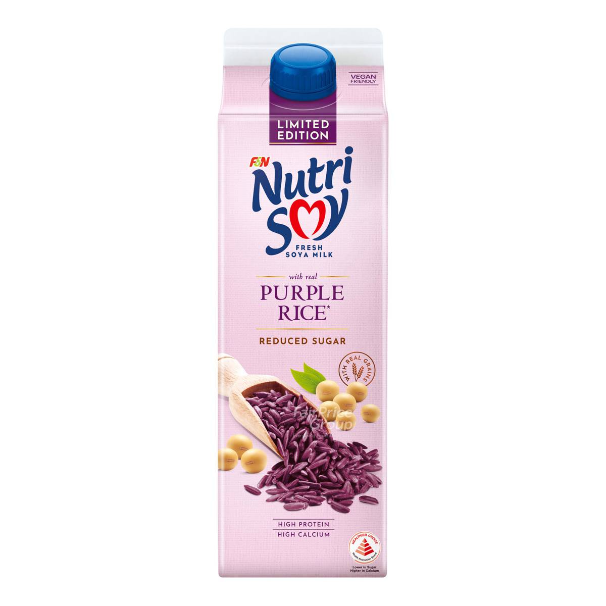 Nutrisoy Fresh Soya Milk with Real Purple Rice | NTUC FairPrice