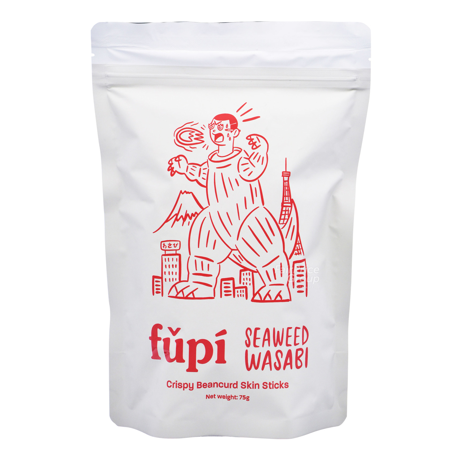 Fupi Crispy Beancurd Skin Sticks - Seaweed Wasabi | NTUC FairPrice